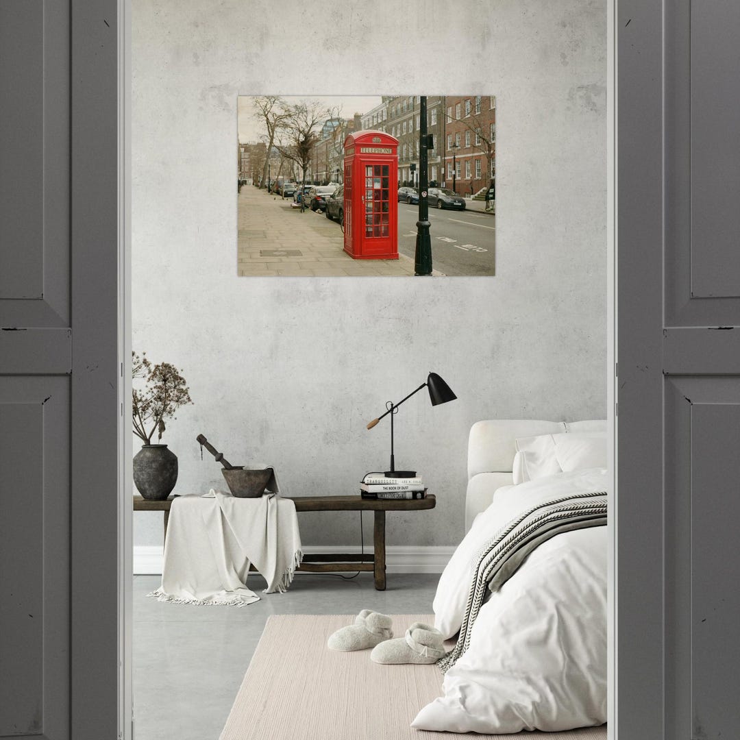 London Through Time, Red Telephone Box, London, Wood Prints - Etsy