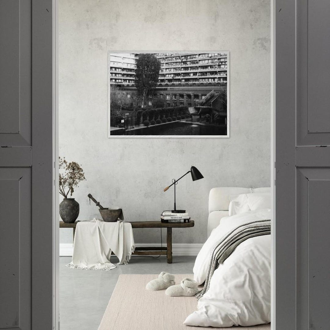 The Barbican Estate, London, Premium Wooden Framed Poster With Premium ...
