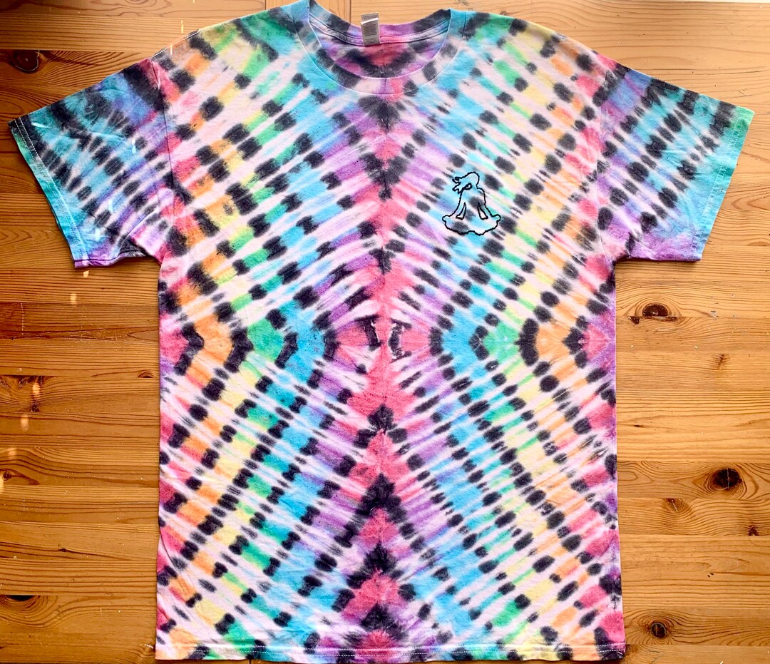 Diagonal Custom Tie Dye T-shirt - Etsy