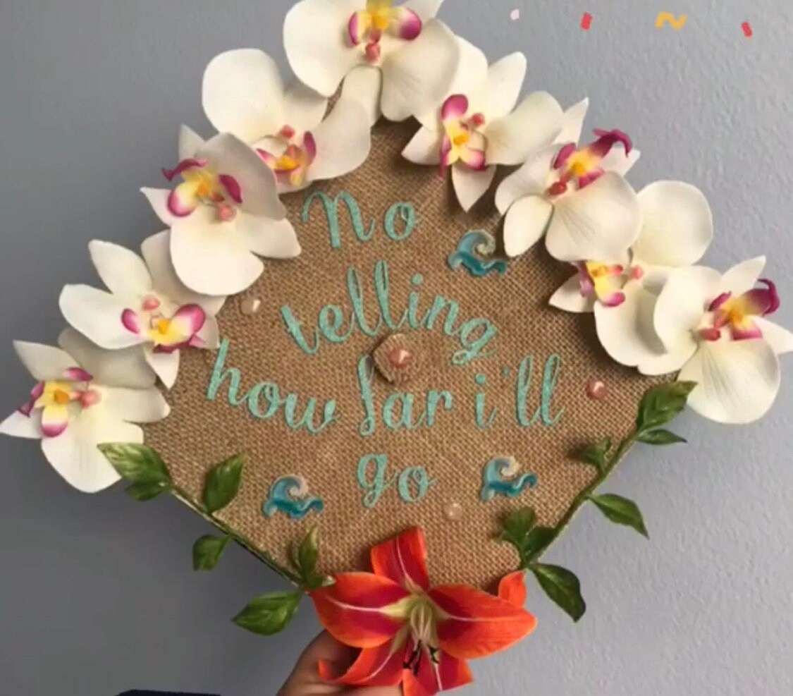 Custom Moana Graduation Cap - Etsy