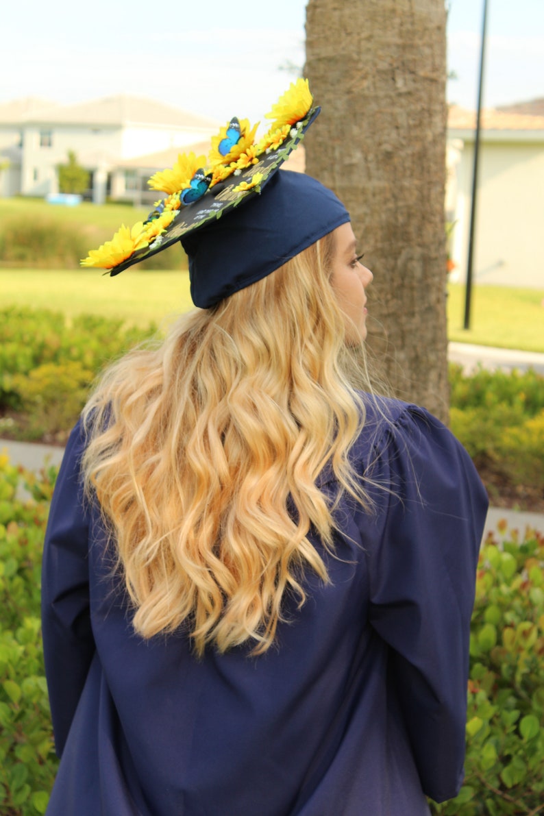 Custom Butterfly Graduation Cap - Etsy