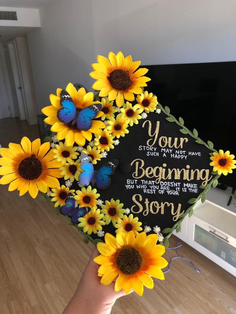 Custom Butterfly Graduation Cap - Etsy