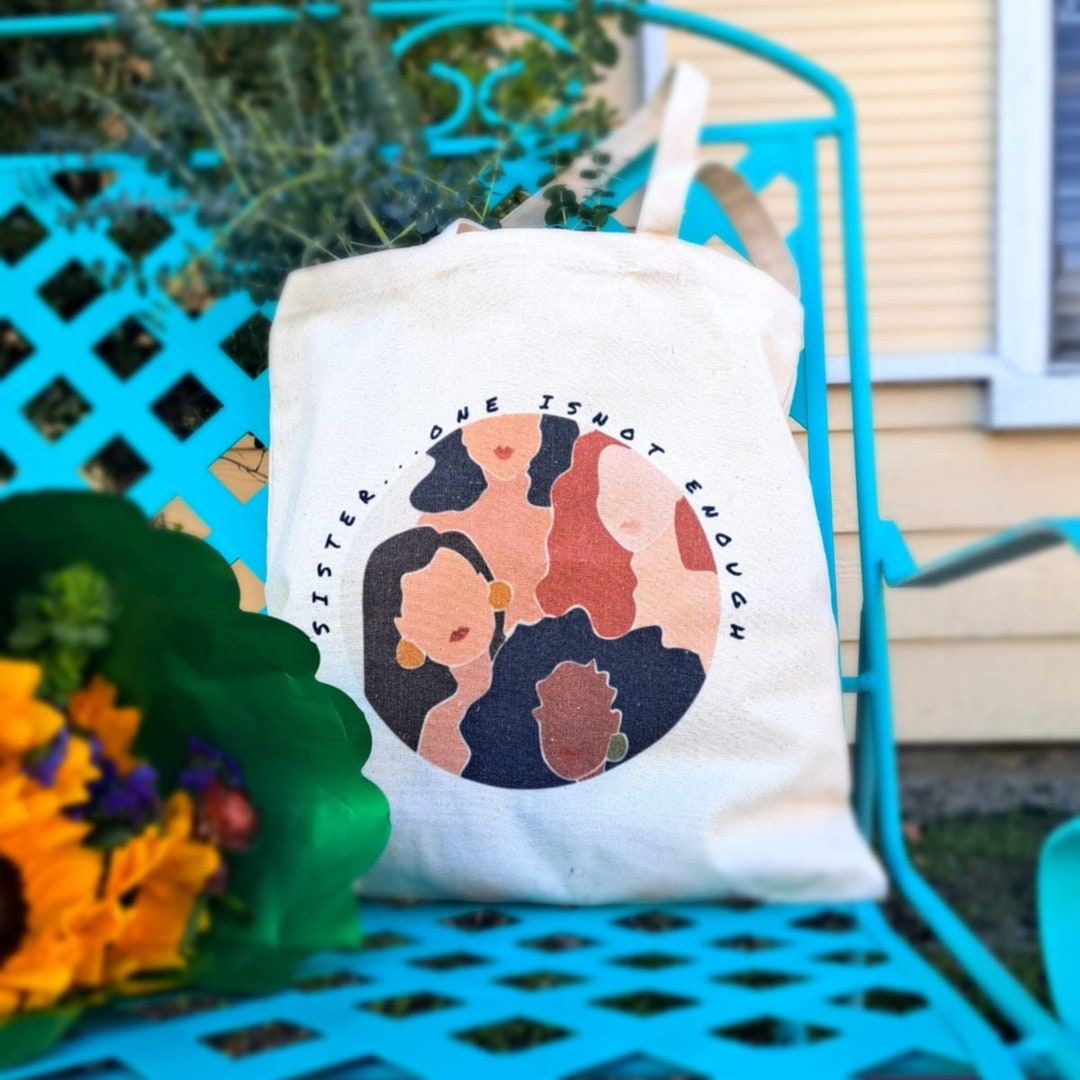 Sister Tote Gift Sisterhood Tote Sisters Love Tote Sister Squad Shopping Bag Inspirational ...