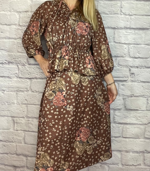 matching 70s skirt set - Gem