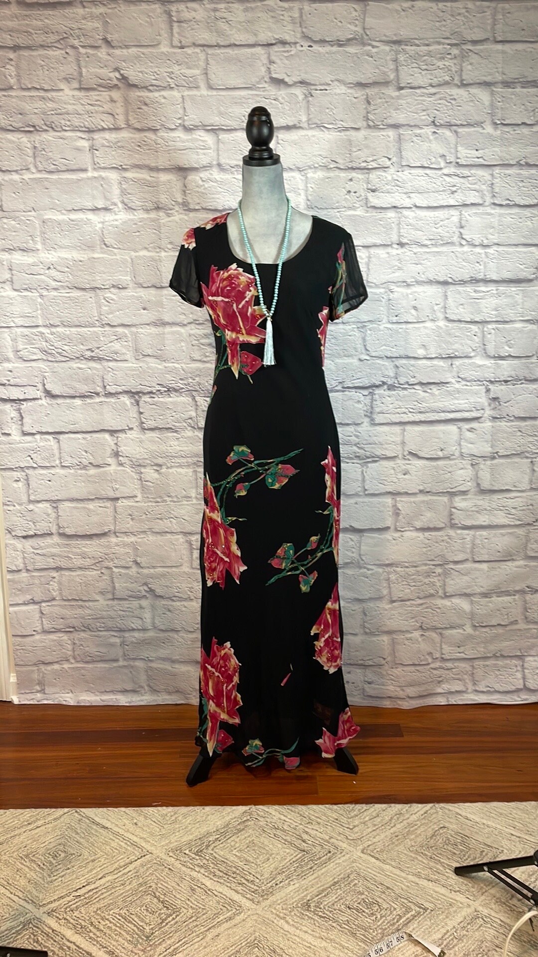 Vintage 90's by Ricky & James Maxi Dress - Etsy