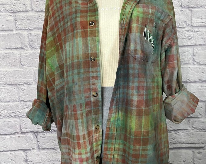 Reworked/upcycled Flannel Shirt - Etsy