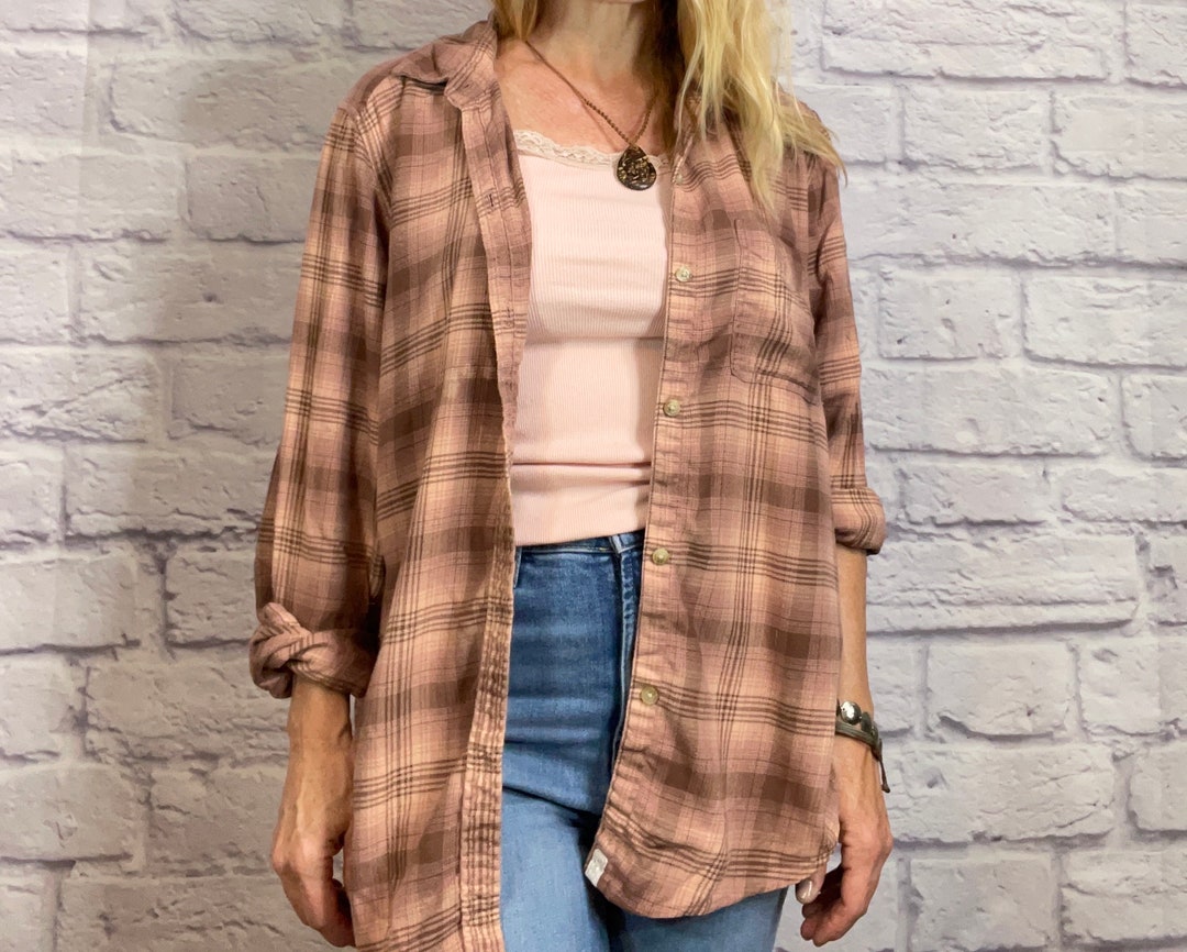 Vintage 90's Y2K Girly Grunge Flannel and Cami Set - Etsy