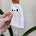 Ghost Key Cover Halloween Decor for Keys, Car Keys Accessory Crochet ...