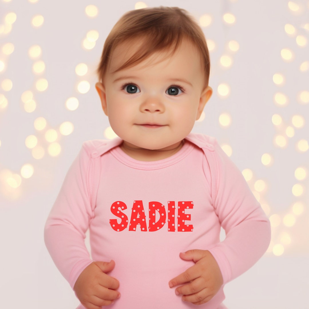 Personalized Baby Bodysuit, Baby Bodysuit, Baby Clothes, Custom Named ...