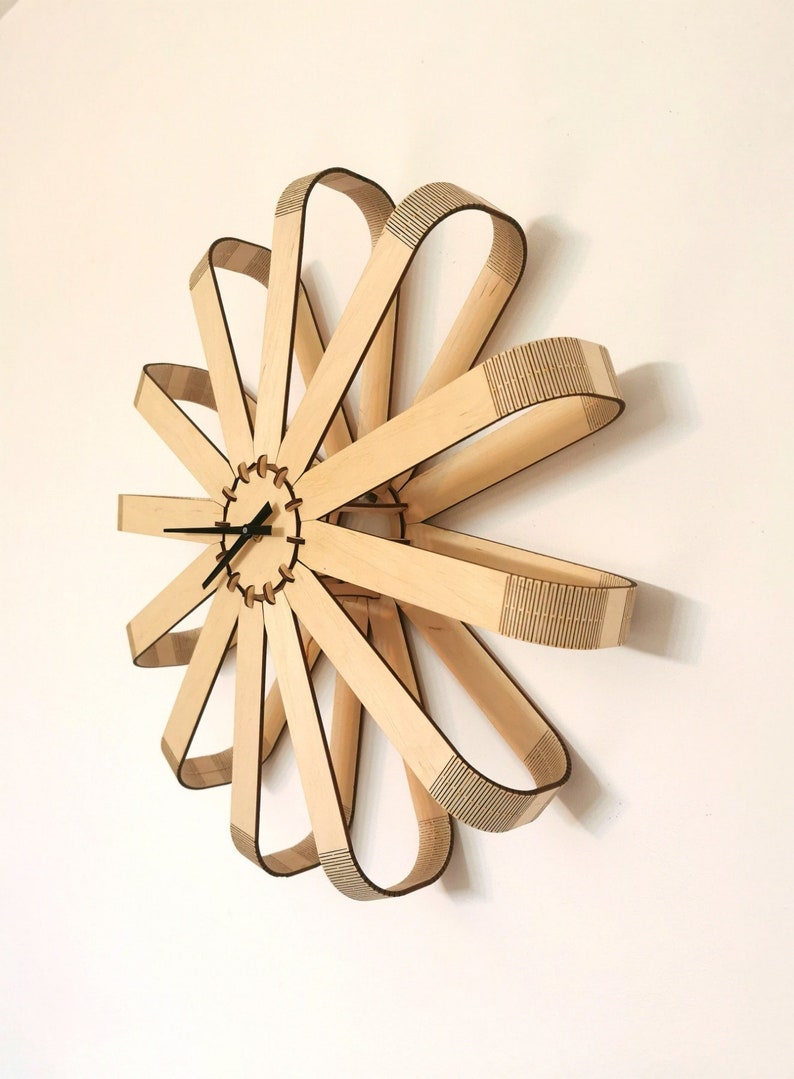 Beautiful Wall Clock, Unique Design - Etsy