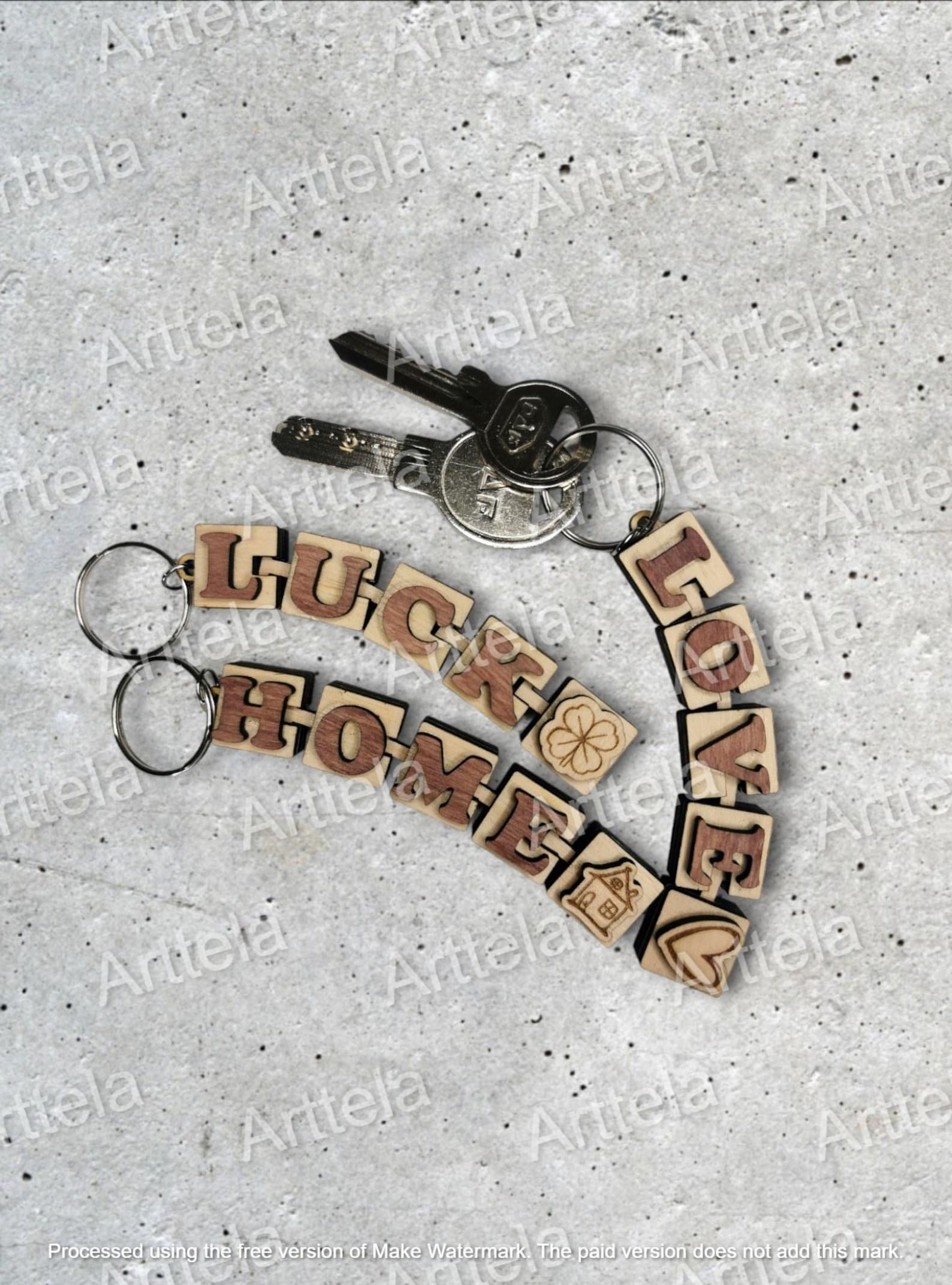 Bendy Keychain 3mm Plywood - Etsy