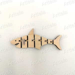 Bendy Shark 3mm Plywood - Etsy