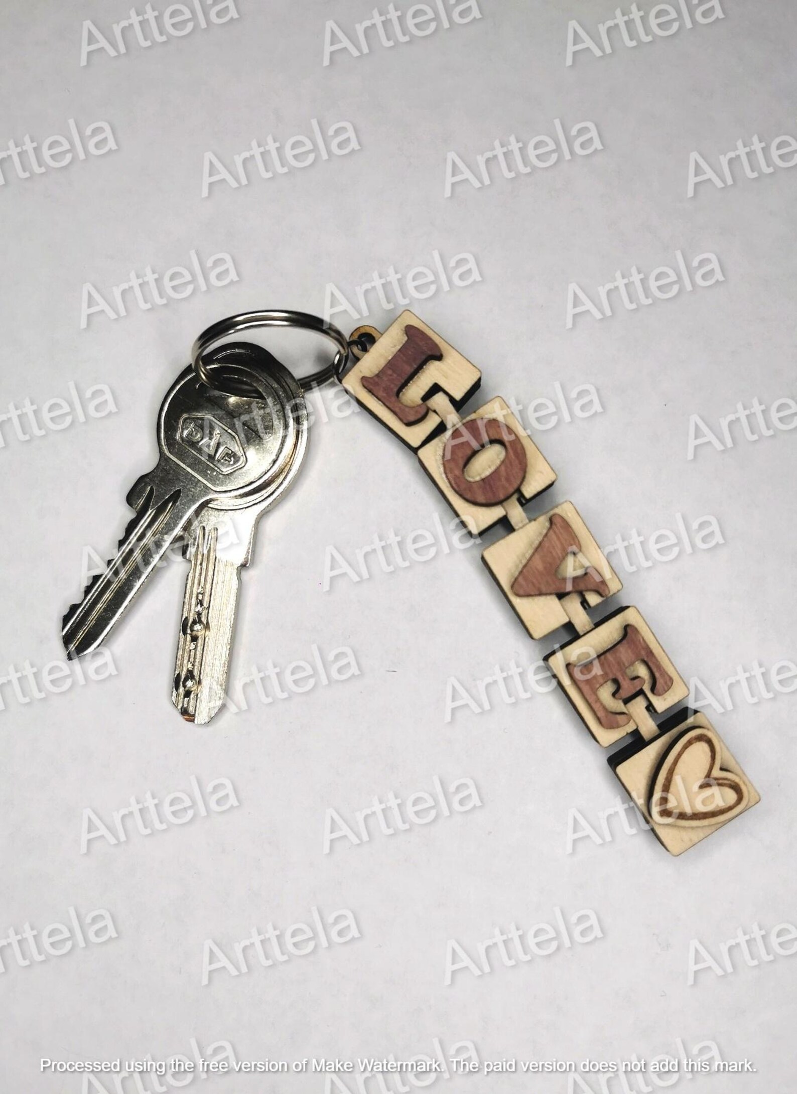 Bendy Keychain 3mm Plywood - Etsy