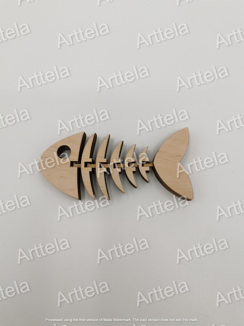 Bendy Fish 3mm Plywood - Etsy