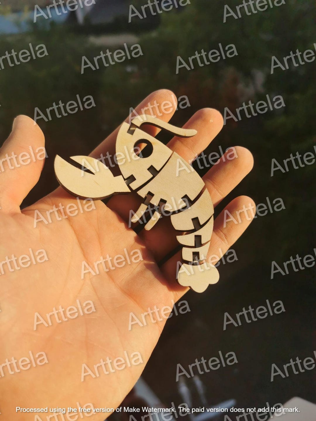 Bendy Crayfish 3mm Plywood - Etsy