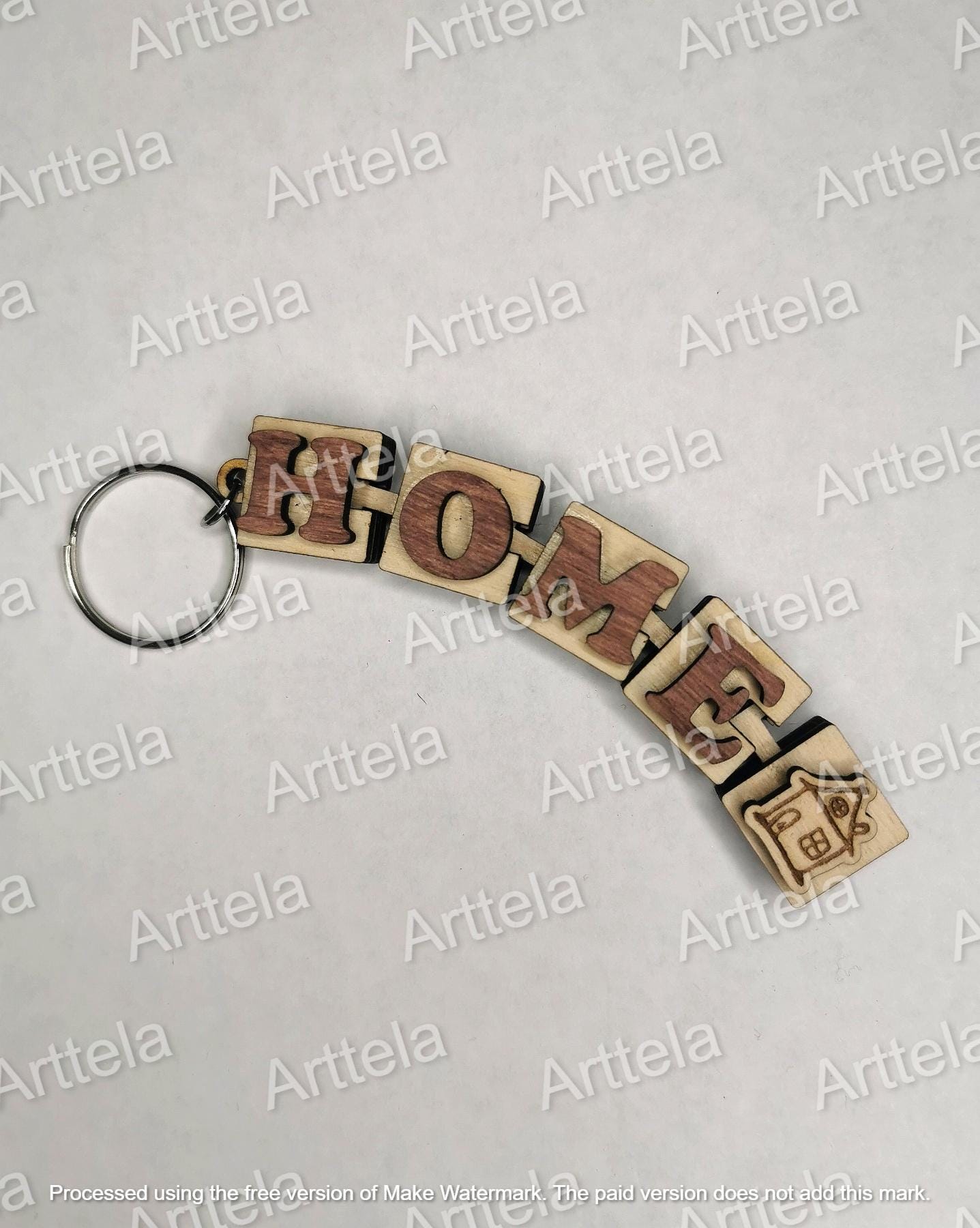 Bendy Keychain 3mm Plywood - Etsy
