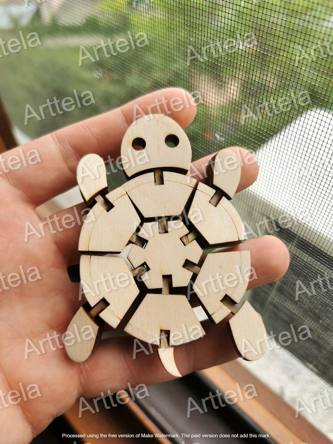 Bendy Turtle 3mm Plywood - Etsy