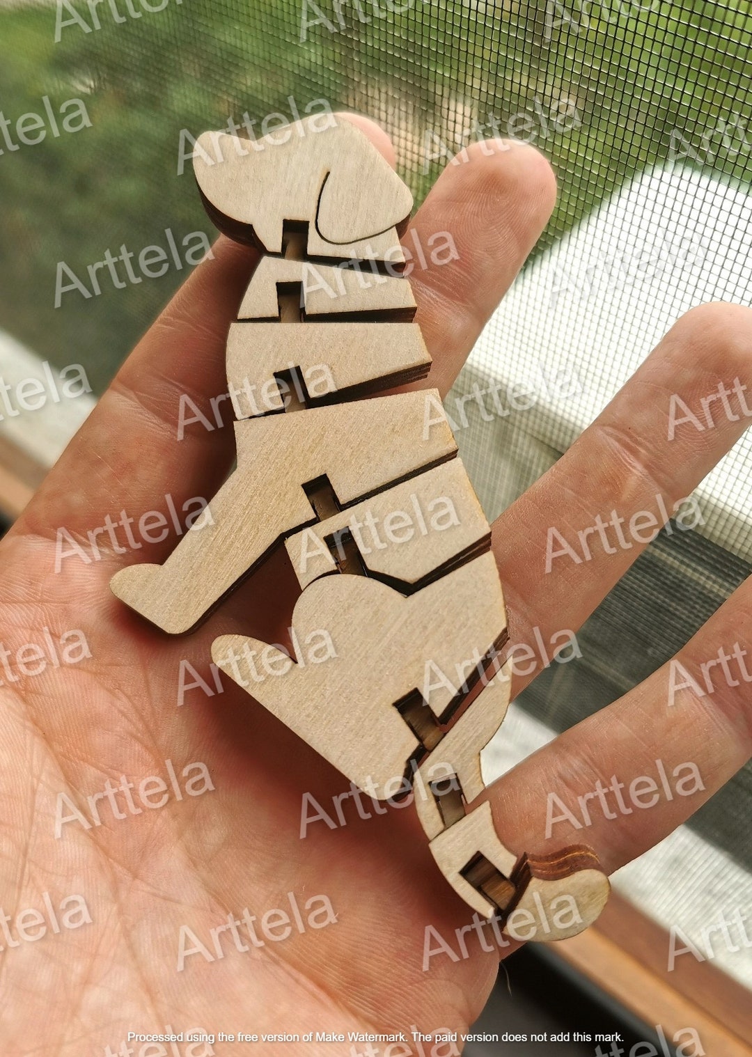 Bendy Dog 3mm Plywood - Etsy