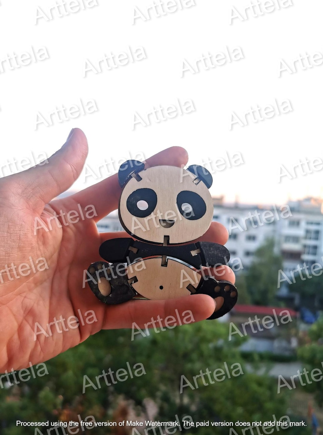 Bendy Panda 3mm Plywood - Etsy