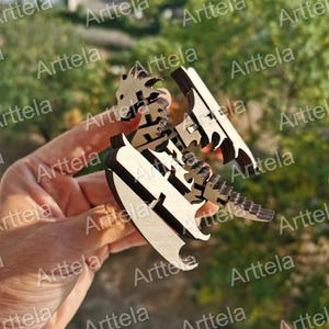 Bendy Dragon Two 3mm Plywood - Etsy