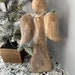 Wooden Angel Hand Carved Angel Christmas Angel Beachy Chic Décor Rustic ...