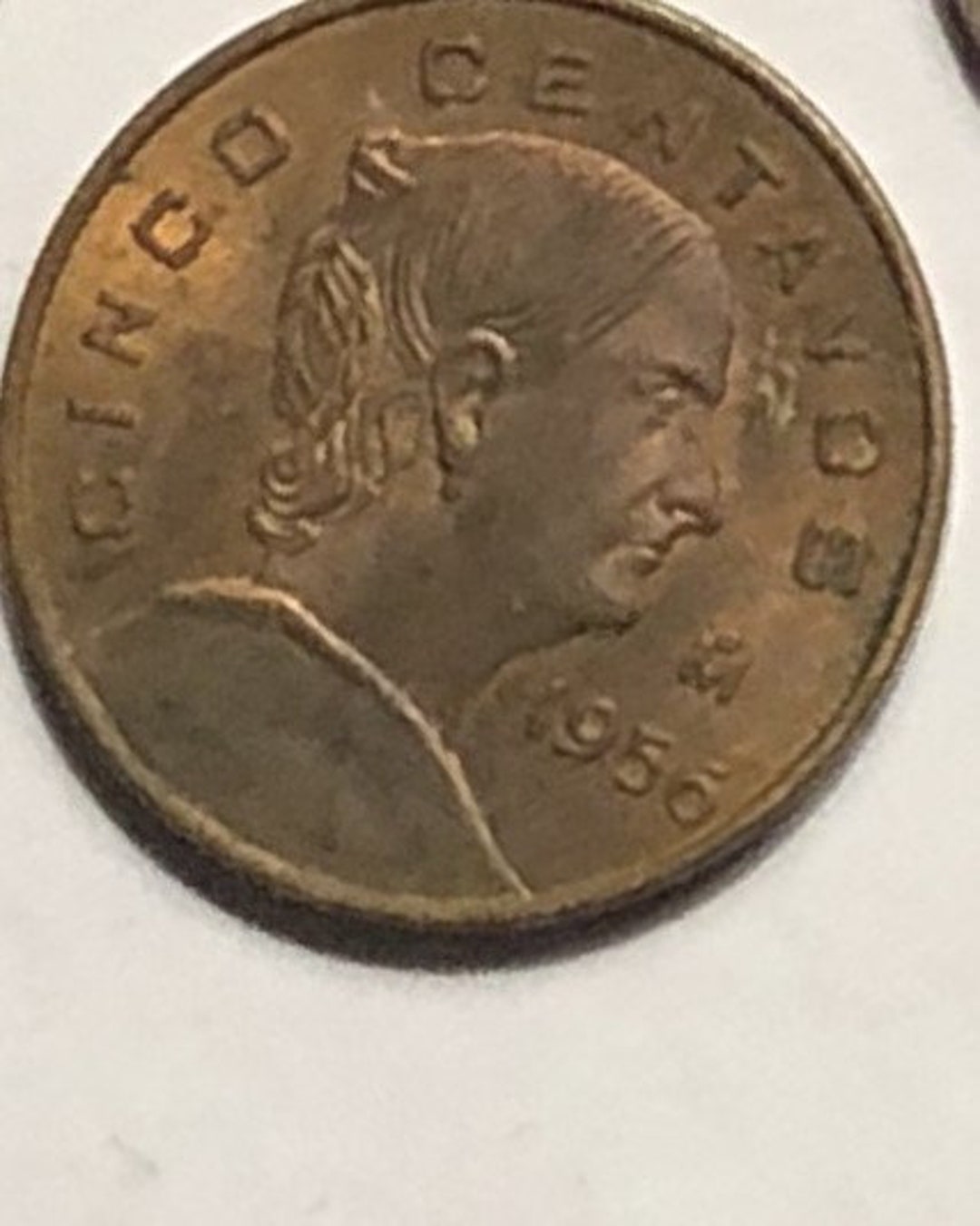 1956 Mexico Cinco Centavos 5 Cents Coin - Etsy