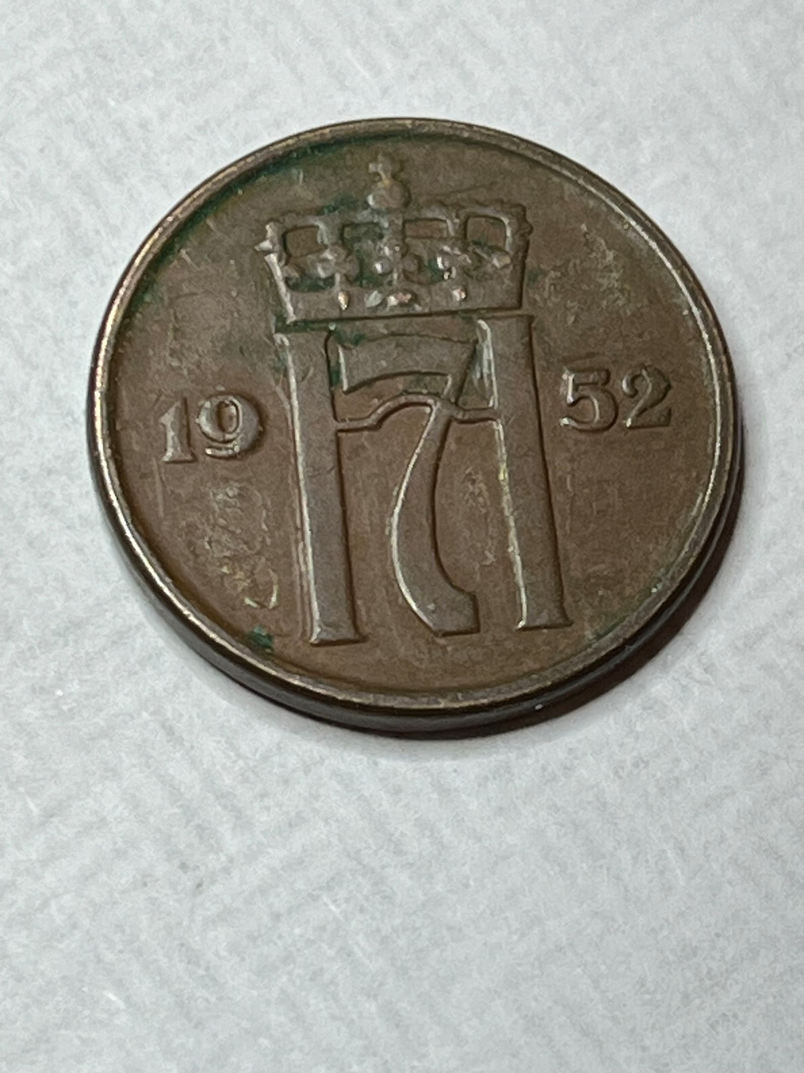 1952 Norway 2 Ore Coin - Nice World Coin - Etsy