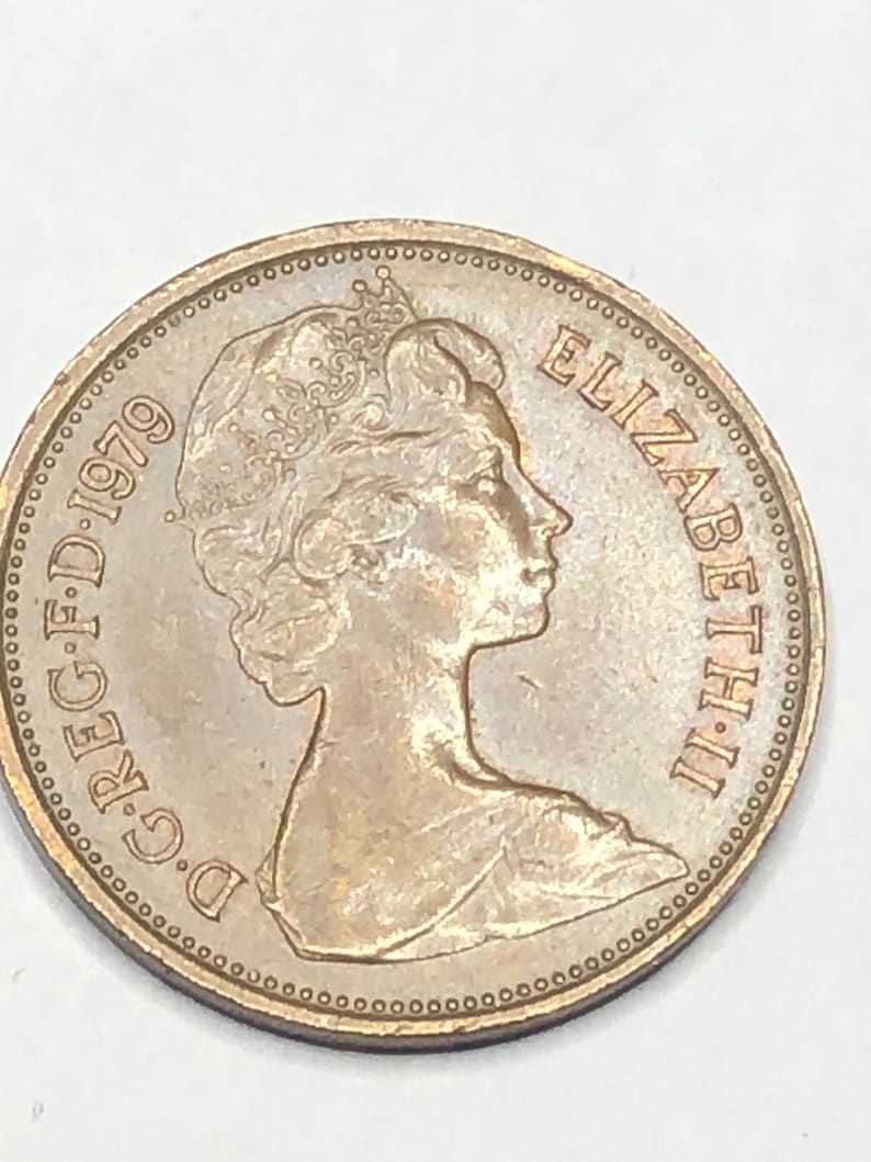 1979 2 New Pence D.G.REG.F.D Elizabeth II - Etsy
