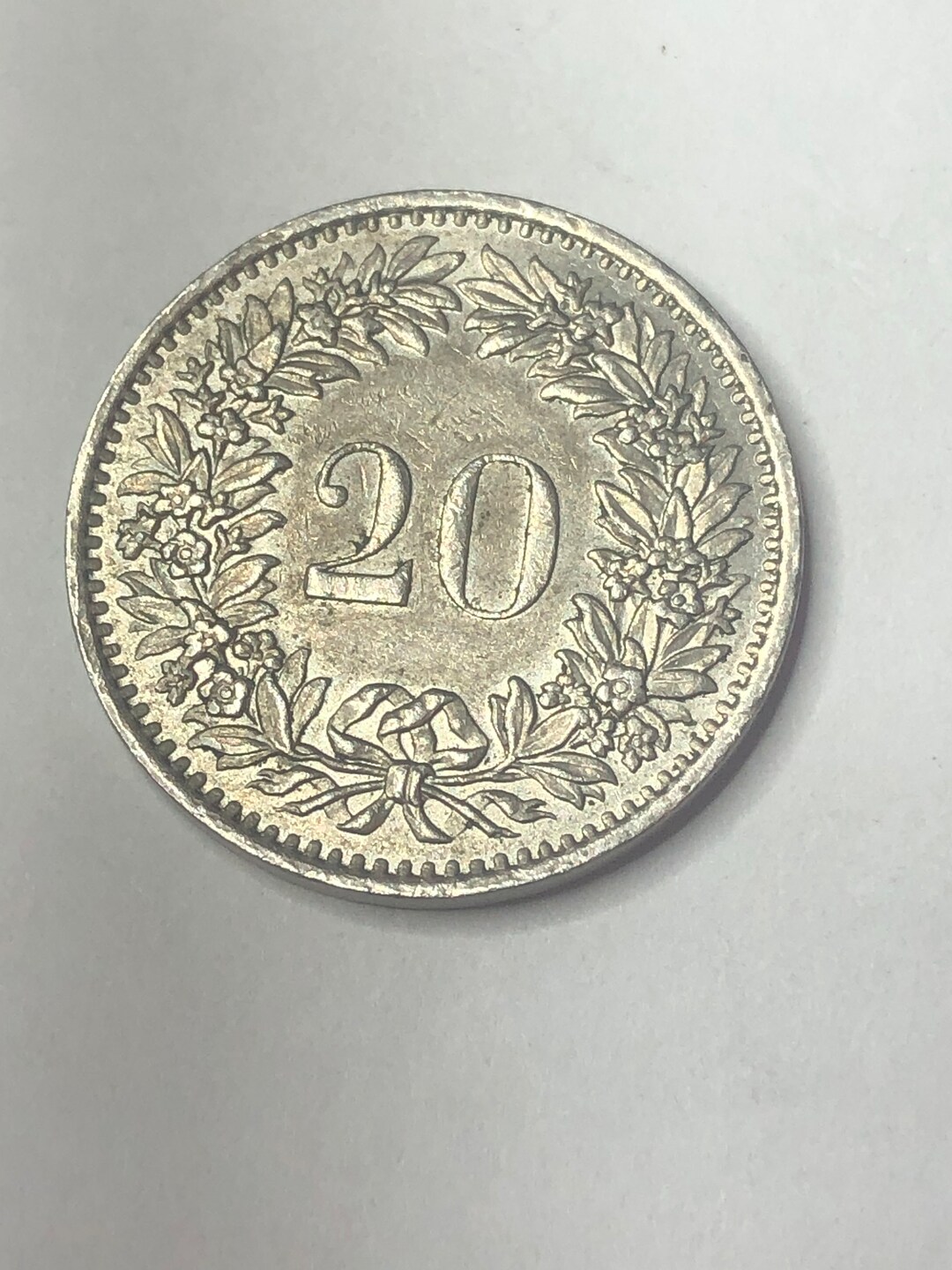 1974 Swiss 20 Rappen Old Antique Foreign European Liberty World Coin - Etsy