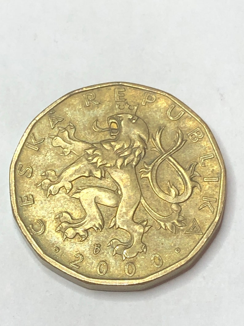 2000 Ceska Republika 20 KC Coin - Etsy