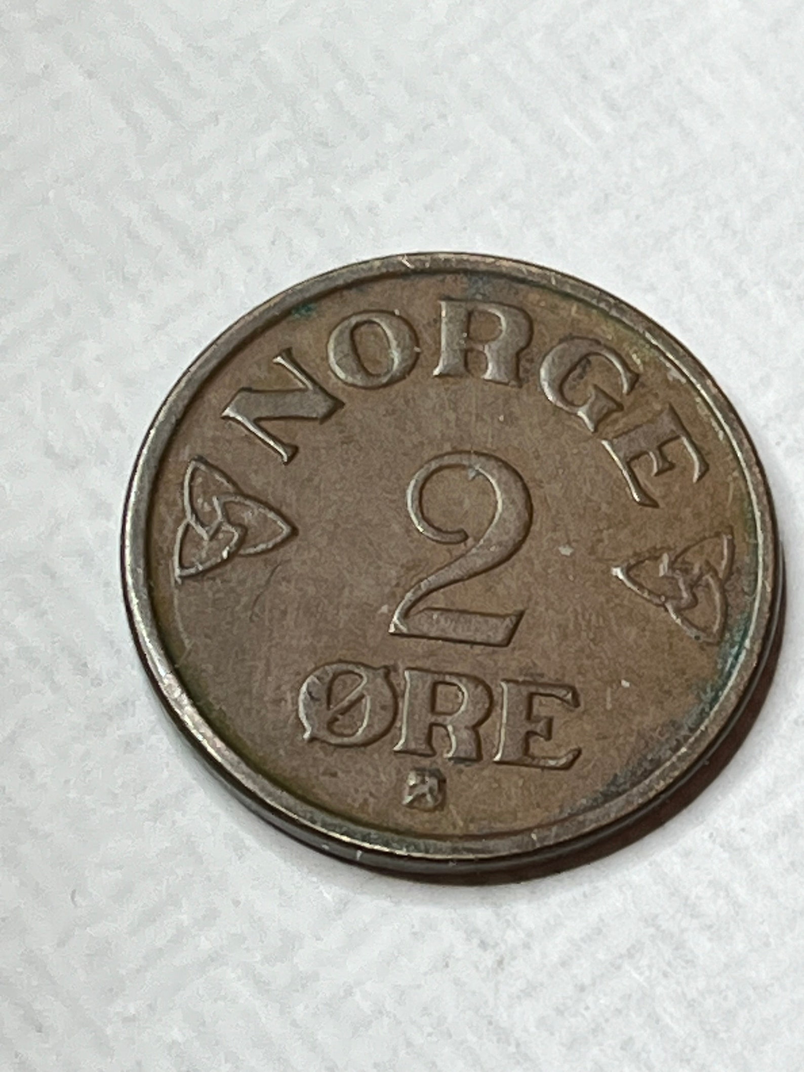 1952 Norway 2 Ore Coin - Nice World Coin - Etsy
