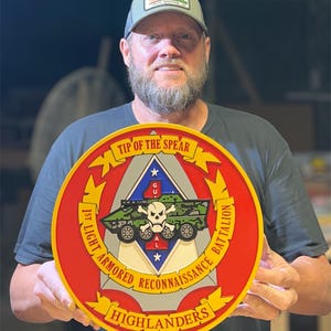 Wood Marine Corps Unit/squadron Patches. Cnc Cut and Hand Painted. 10 ...