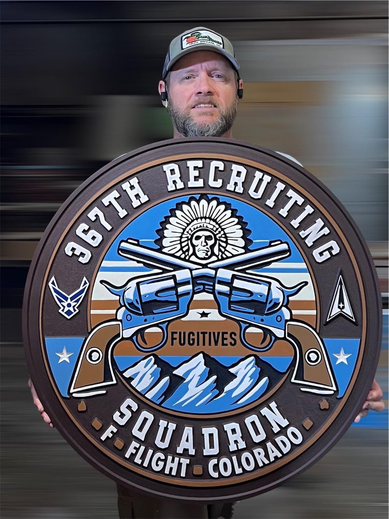 Wood Marine Corps Unit/squadron Patches. Cnc Cut and Hand Painted. 10 ...