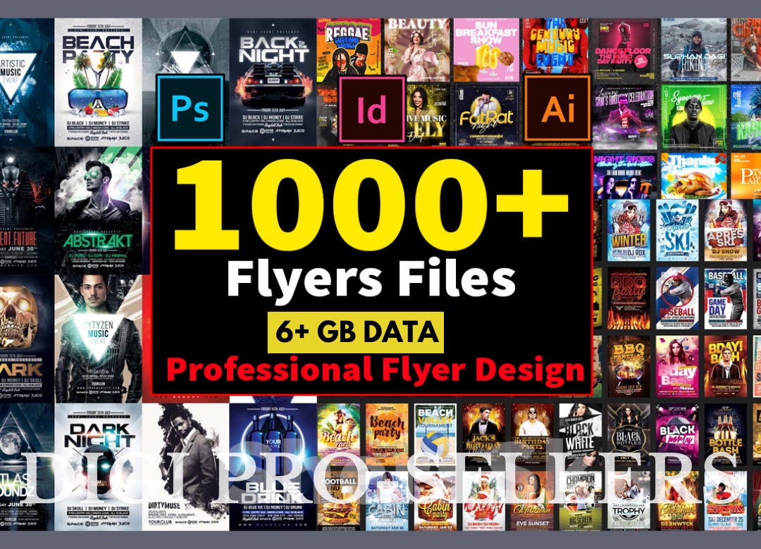 1000 Flyer Templates Bundle, Editable Templates, Flyer Templates ...