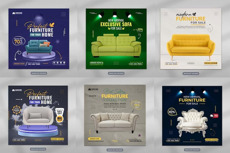 25 Furniture Banner PSD Templates | Editable Photoshop Marketing ...