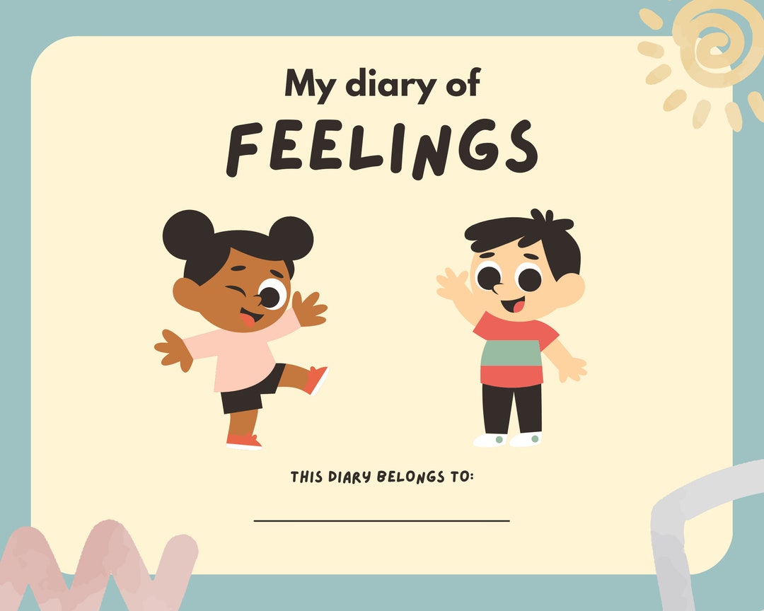 Pastel Illustration Diary of Feelings Comic Book - Etsy