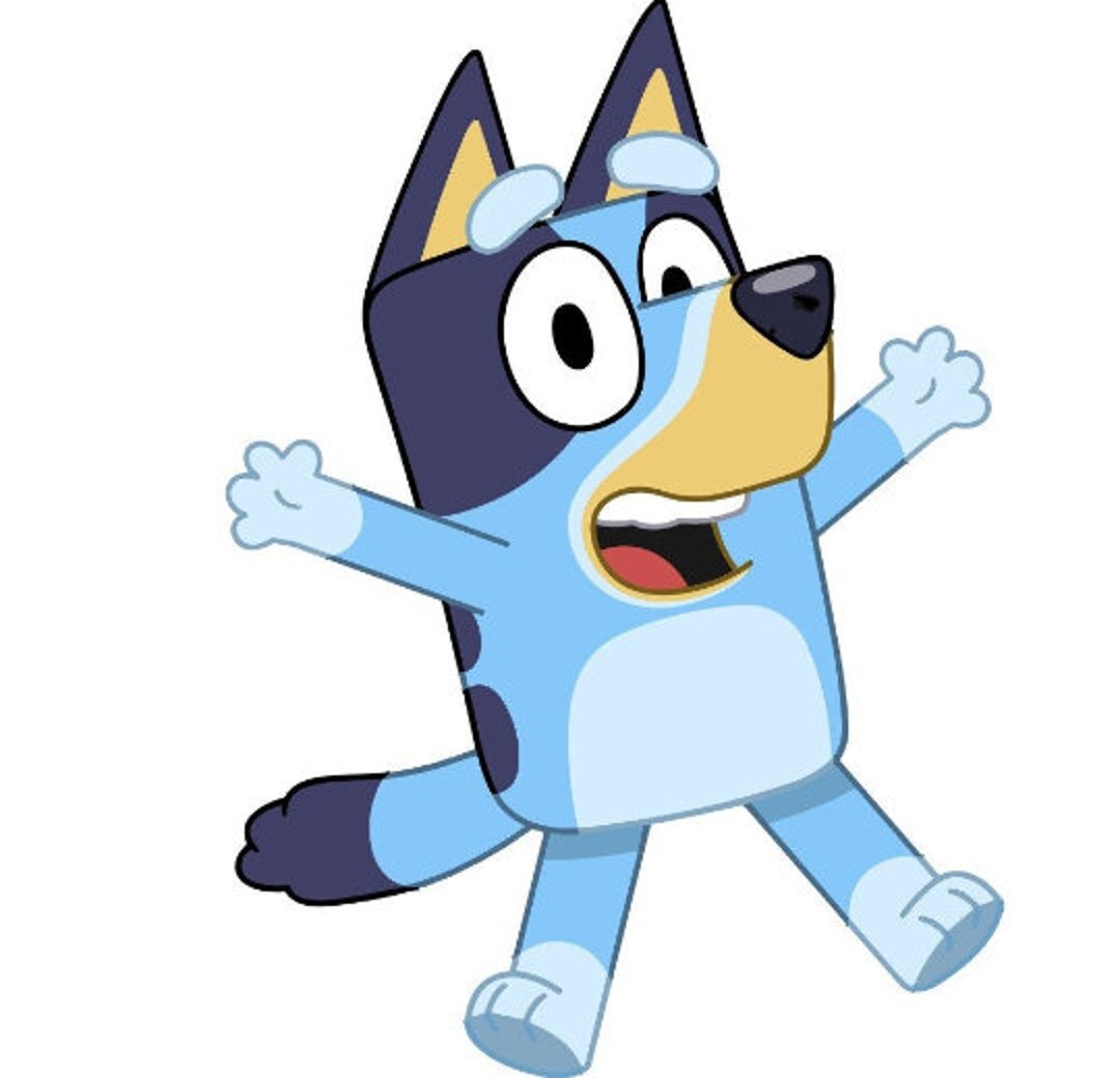 Digital Bluey Art: High-quality SVG and PNG Files for Personalized ...