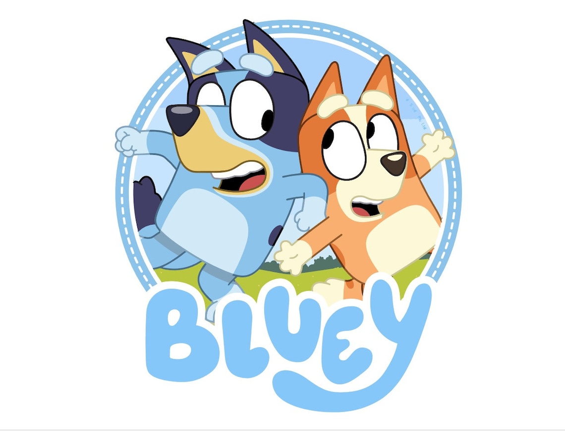 Digital Bluey Art: High-quality SVG and PNG Files for Personalized ...