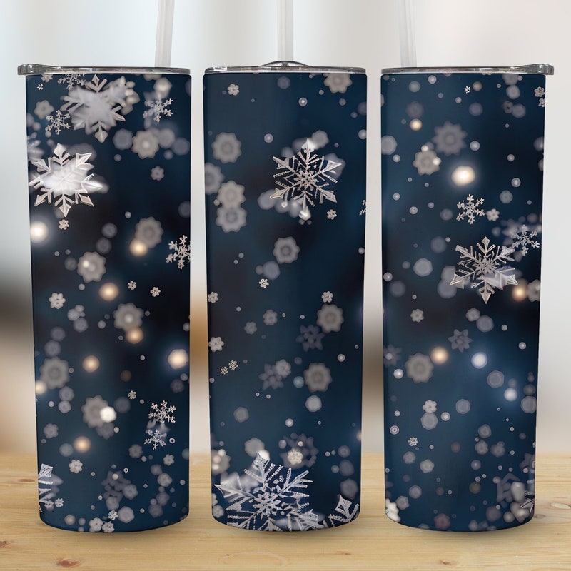 Snowflake Tumbler - Etsy