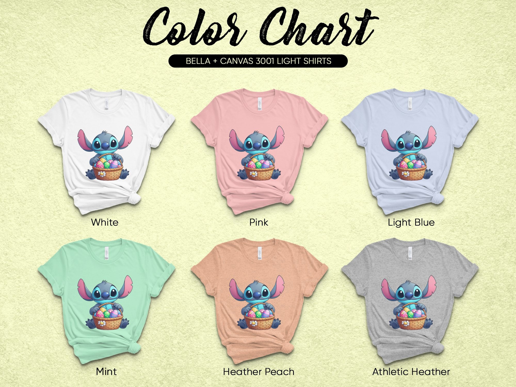 Lilo and Stitch Easter SVG Set Stitch Easter Bundle Stitch Family Png ...