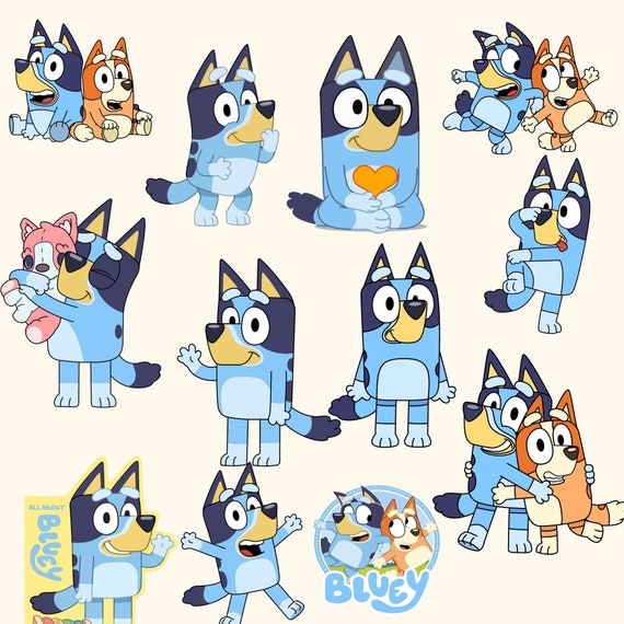 100+] Bluey Svg Vector Graphics