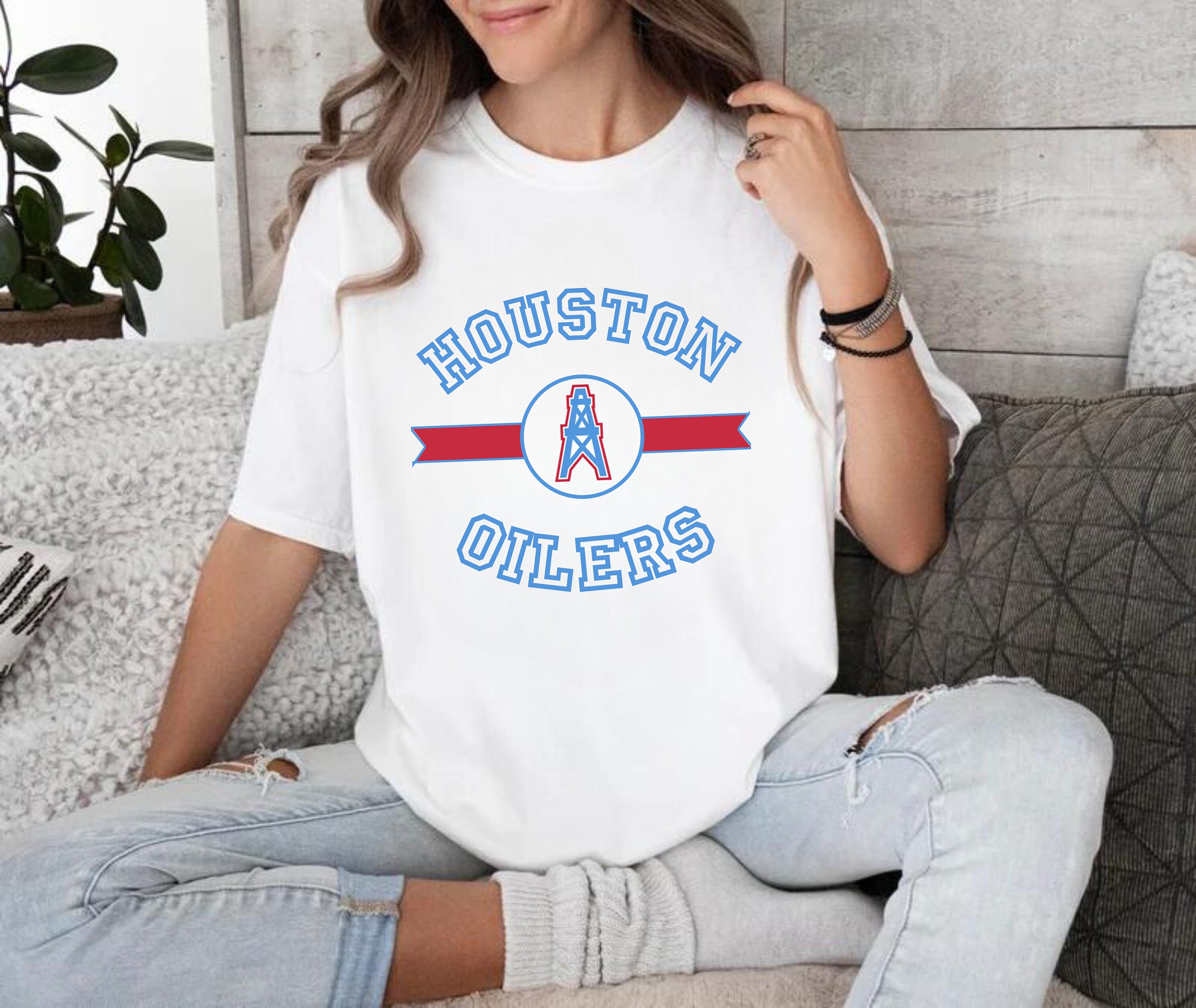 Retro Houston Oilers Logo, Vintage Houston Oilers Logo Shirt, Houston ...