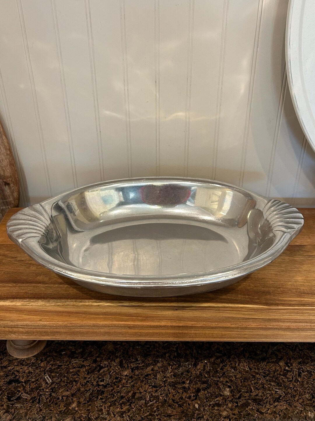 Vintage RWP Wilton Company Marked Pewter 12 Serving Platter Oval - Etsy