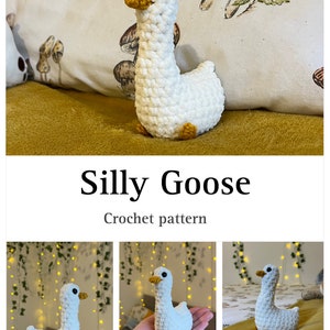 Goose Crochet Pattern Amigurumi Crochet Goose Handmade Instructions ...