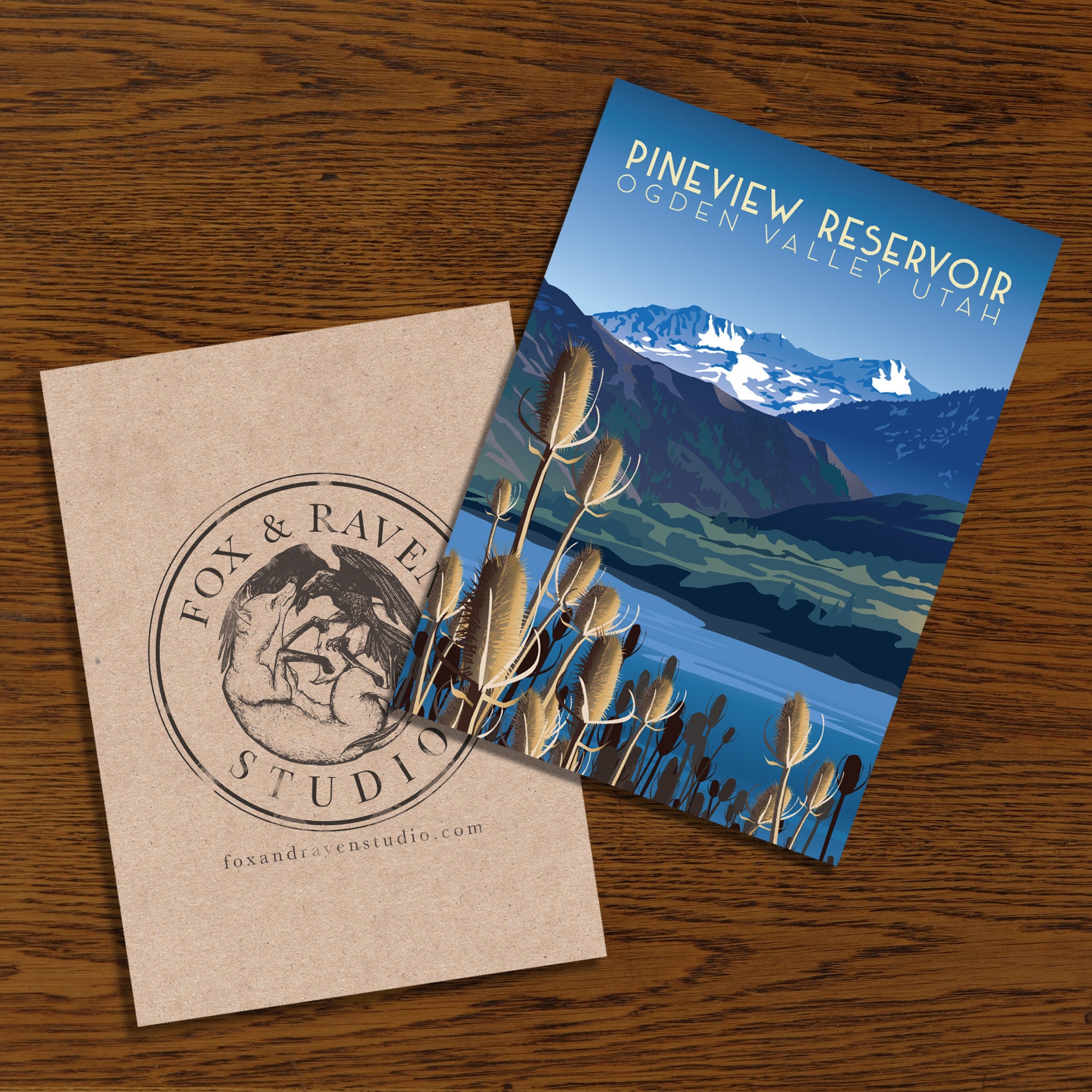 Pineview Reservoir Travel Poster, Ogden Retro Travel Poster, Ogden Utah ...