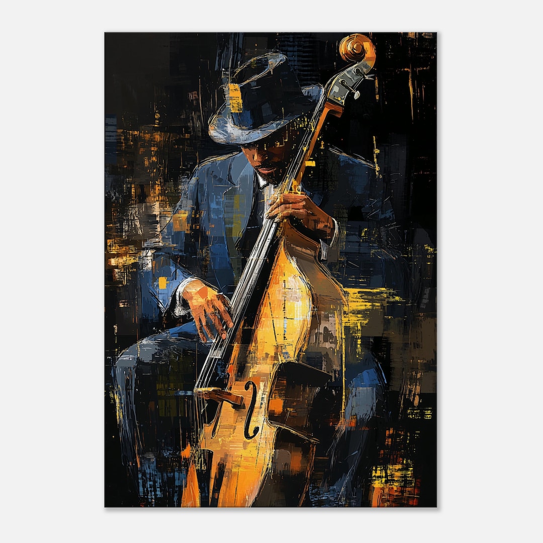 Musical Wall Art-jazz Wall Art-music Wall Decor-musician Art Print ...