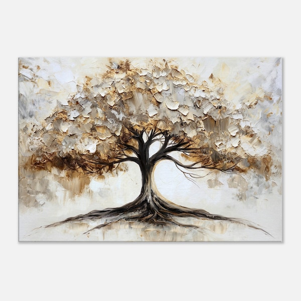 Modern Tree Painting - Etsy