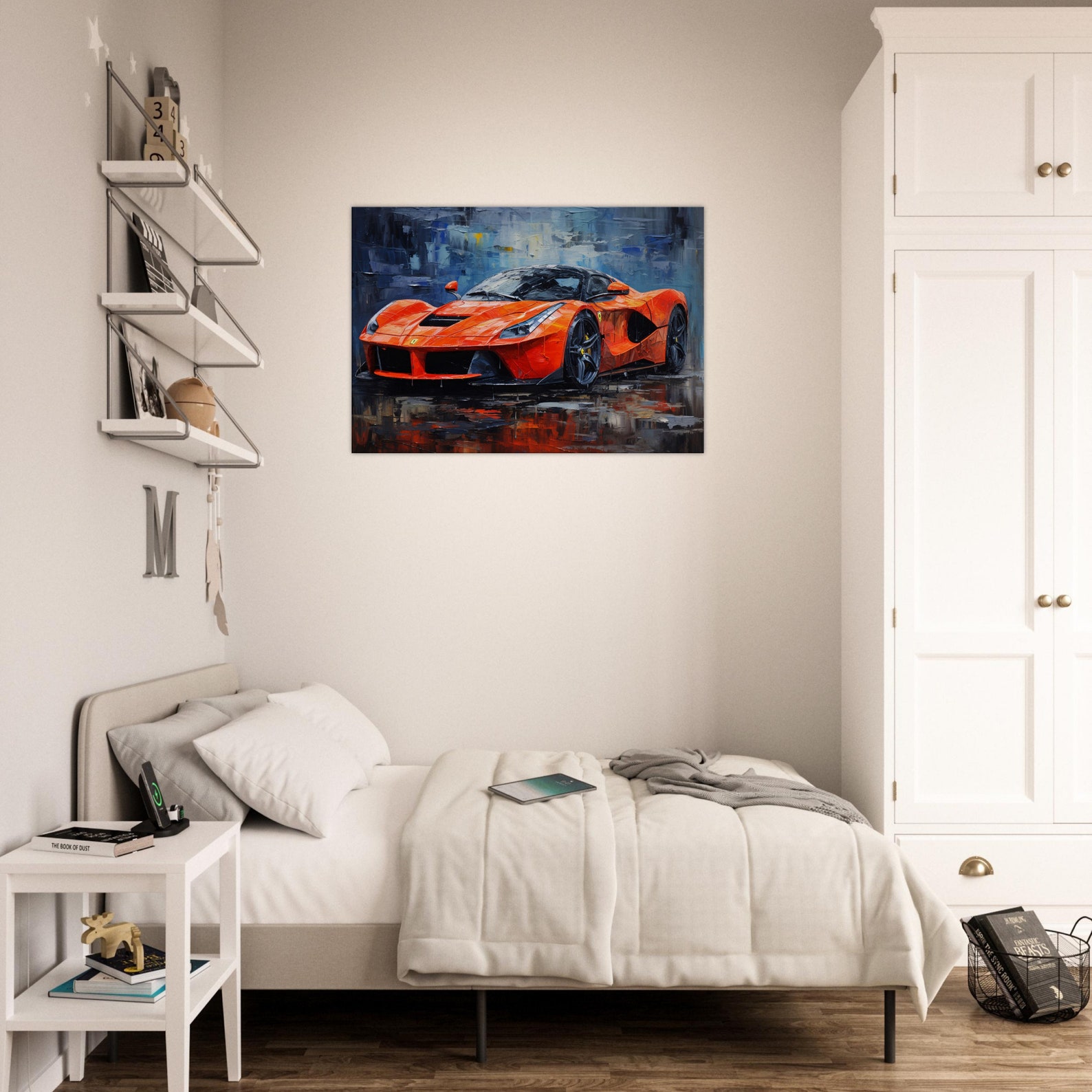 Ferrari Laferrari Canvas Print, Car, Sports Car, Luxury Car, Canvas ...