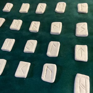 Handmade Runes - White - Etsy