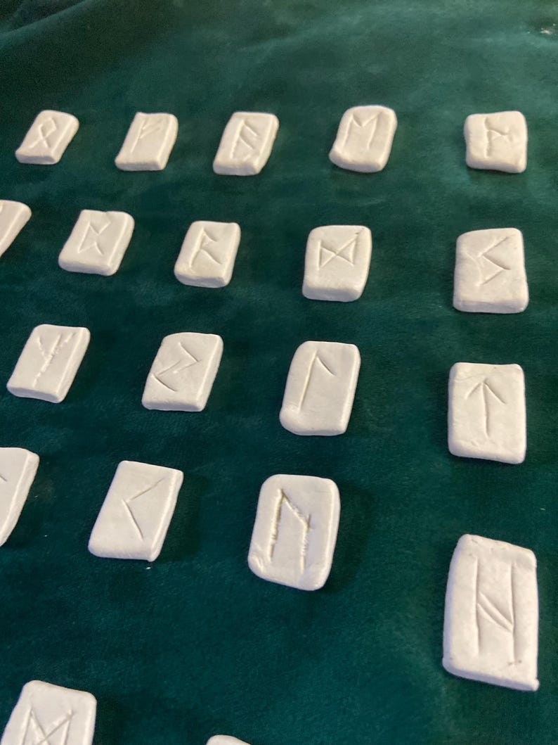 Handmade Runes - White - Etsy